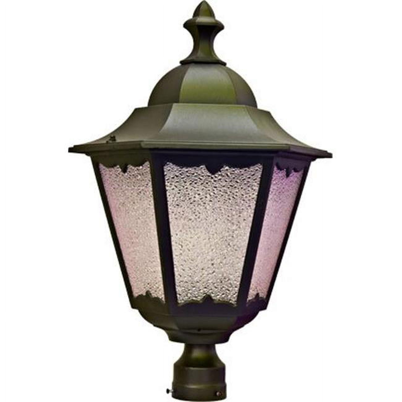 35W 120V Powder Coated Cast Aluminum Post Top Light Fixture with Medium ...