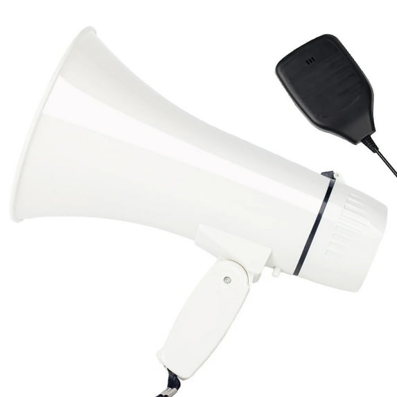35W Power Portable Megaphone Speaker Bullhorn Handheld Microphone Built ...