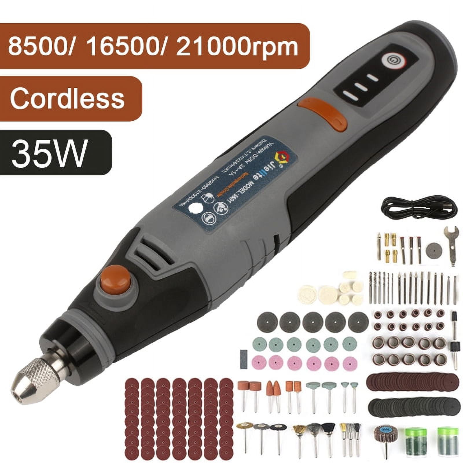 35W USB Cordless Drill Mini Wireless Engraving Drilling Polishing Pen ...