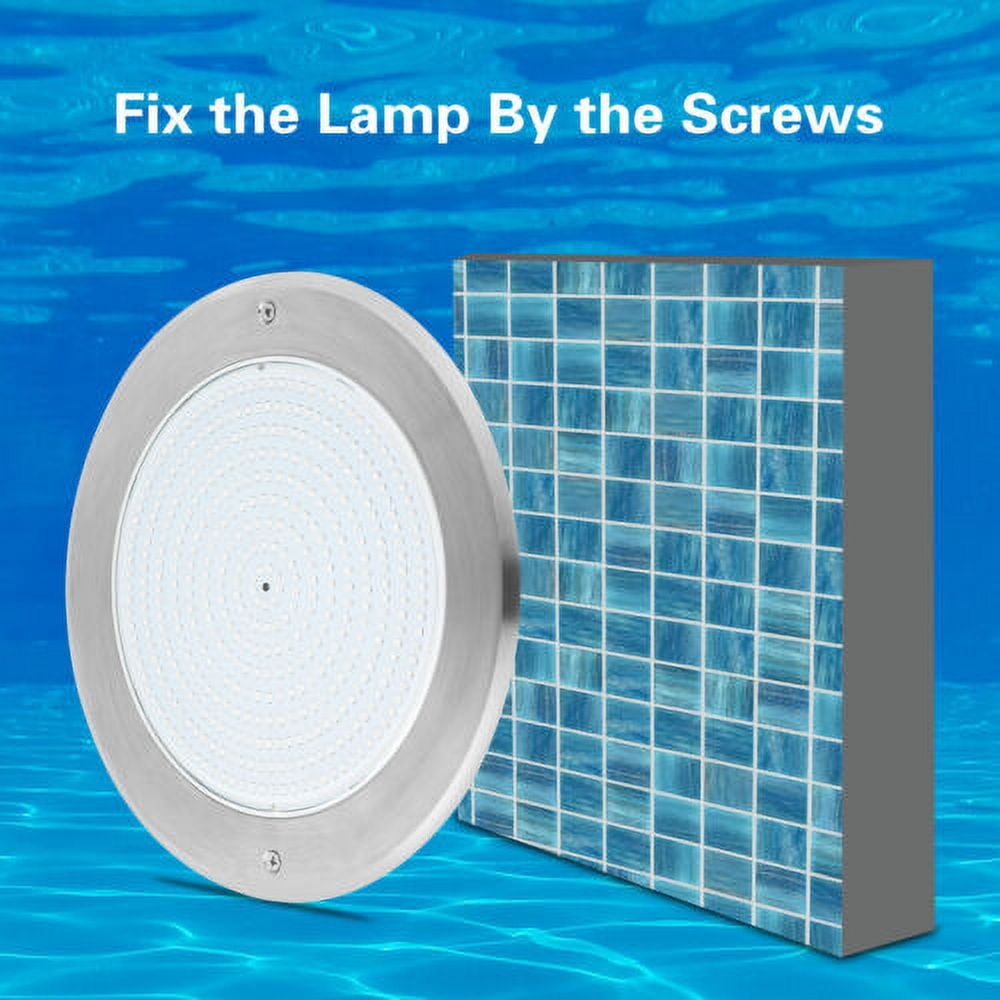 35W Waterproof Pool Light Stainless Pool Lights LED Color Changing Pool ...