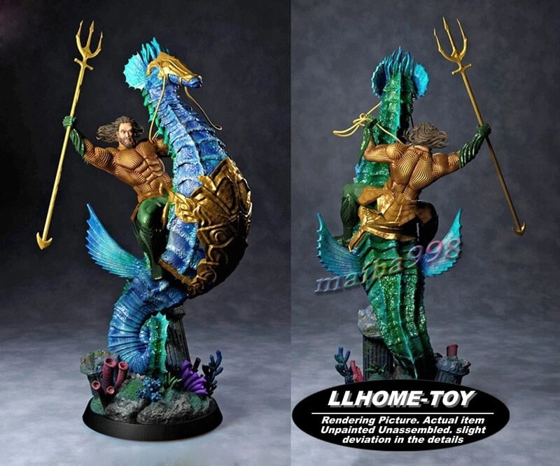 35cm Aquaman 3D Printing GK Figure Model Unpainted Unassembled Garage ...