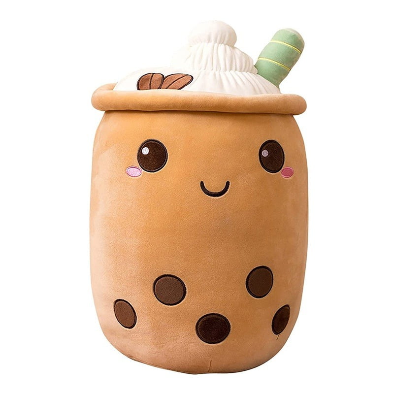 35cm Boba Milk Tea Plush Toy Soft Stuffed Plushie Kawaii Apple Pink ...