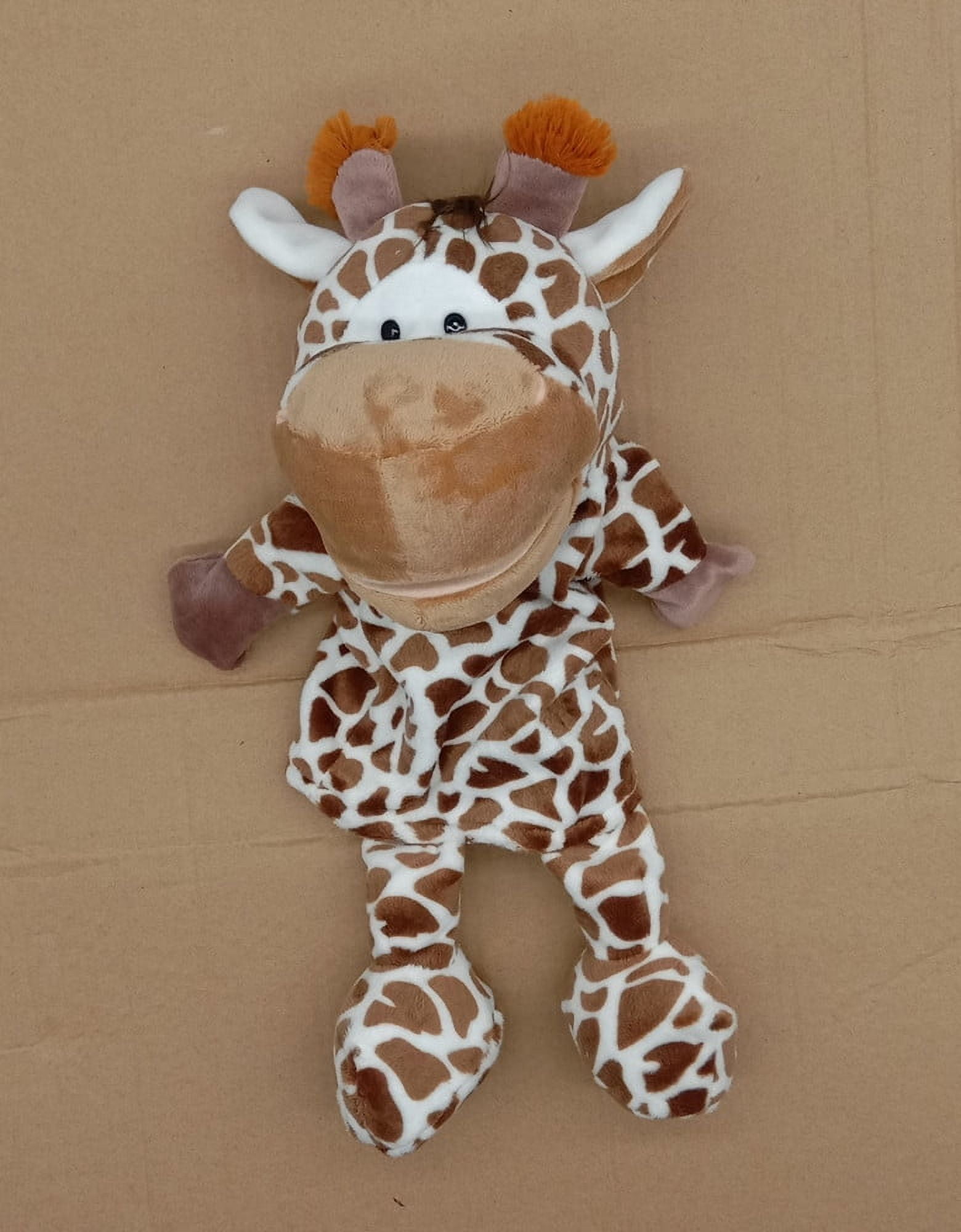 35cm Cartoon Animal Hand Puppet Parent-child Game Doll Lion Elephant ...