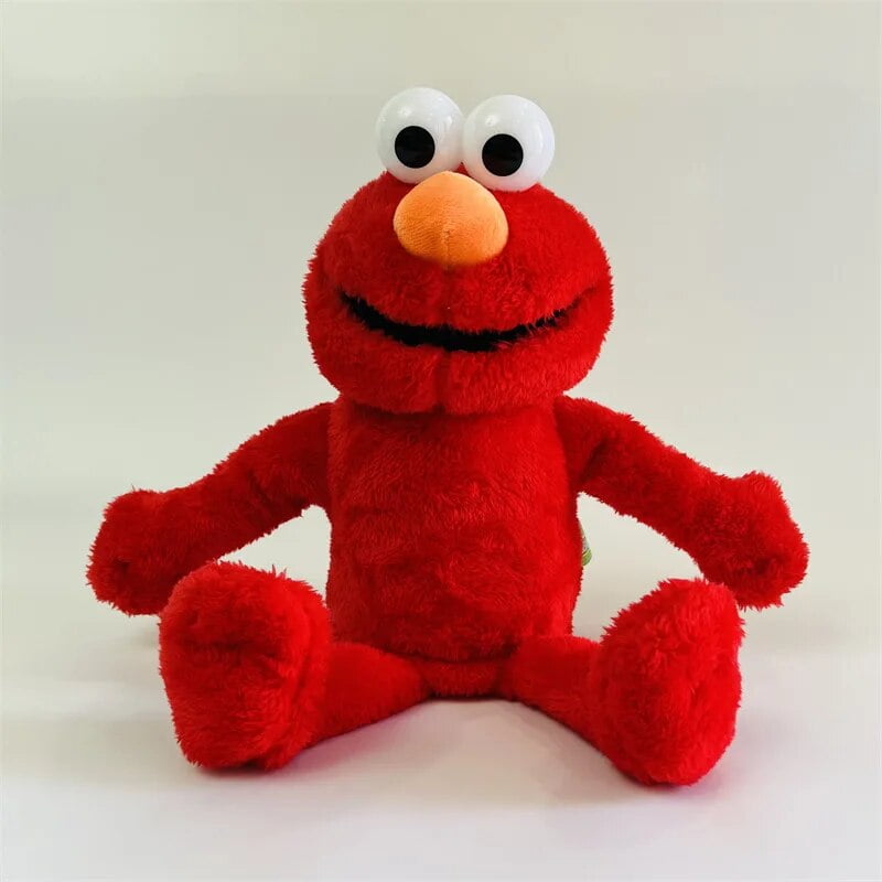 35cm Large Lovely Cartoon Elmo CookieMonster Oscar Sesame Street Soft ...