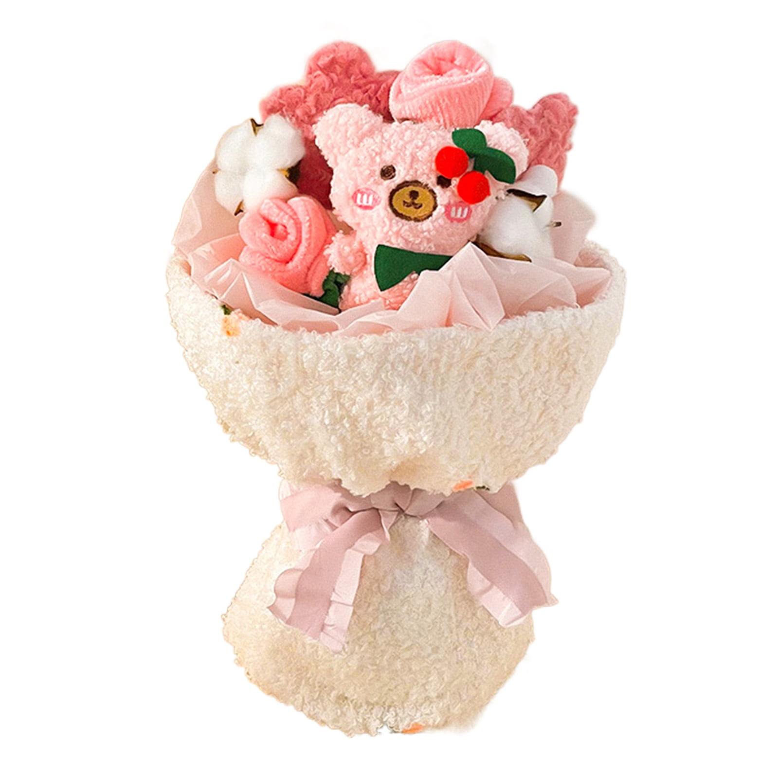 35cm Plush Bouquet Toy Soft Cozy Touch Lovely Bear Doll Plushies ...