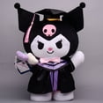 35cm Sanrio Anime Plush My Melody Kuromi Hello Kitty Dolls Pillow