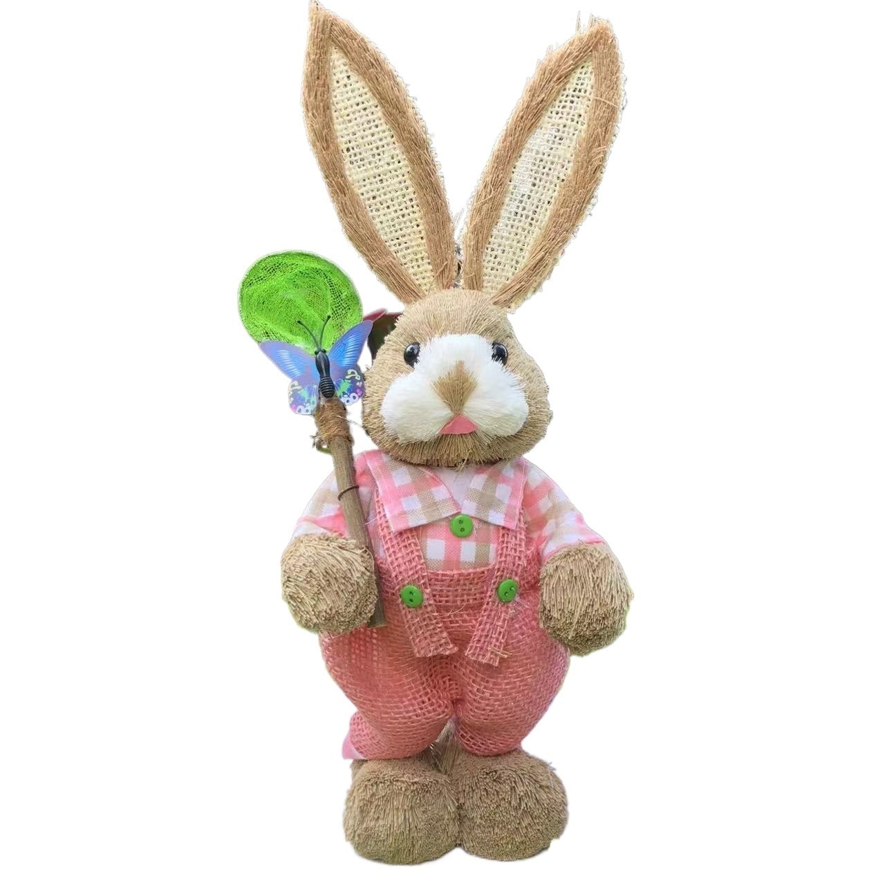 35cm Weaving Rabbits Ornament Garden Greenhouse Table Cabinet ...