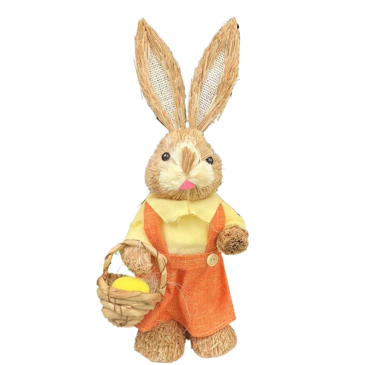35cm Weaving Rabbits Ornament Garden Greenhouse Table Cabinet ...