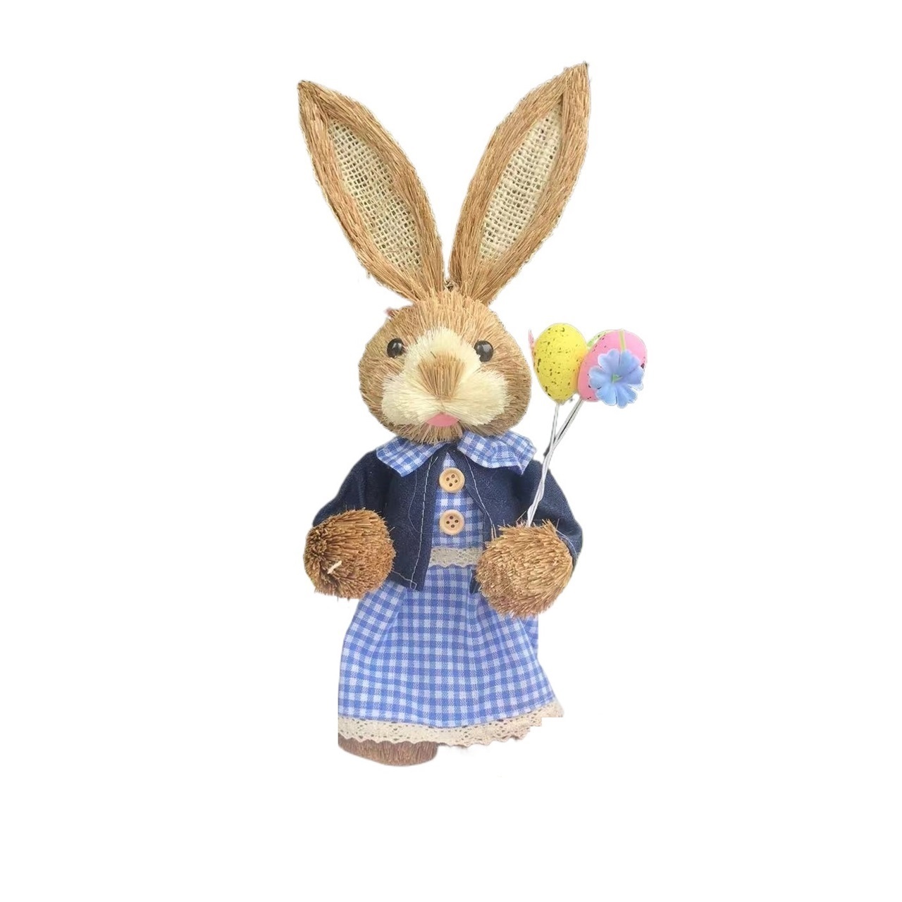 35cm Weaving Rabbits Ornament Garden Greenhouse Table Cabinet ...