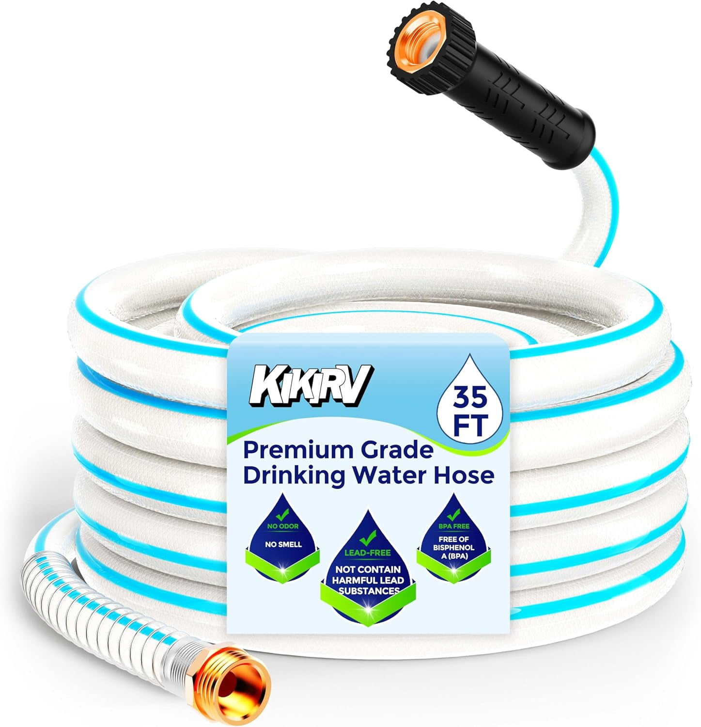 35ft RV Water Hose - Drinking Water Hose with No Lead, No BPA ...