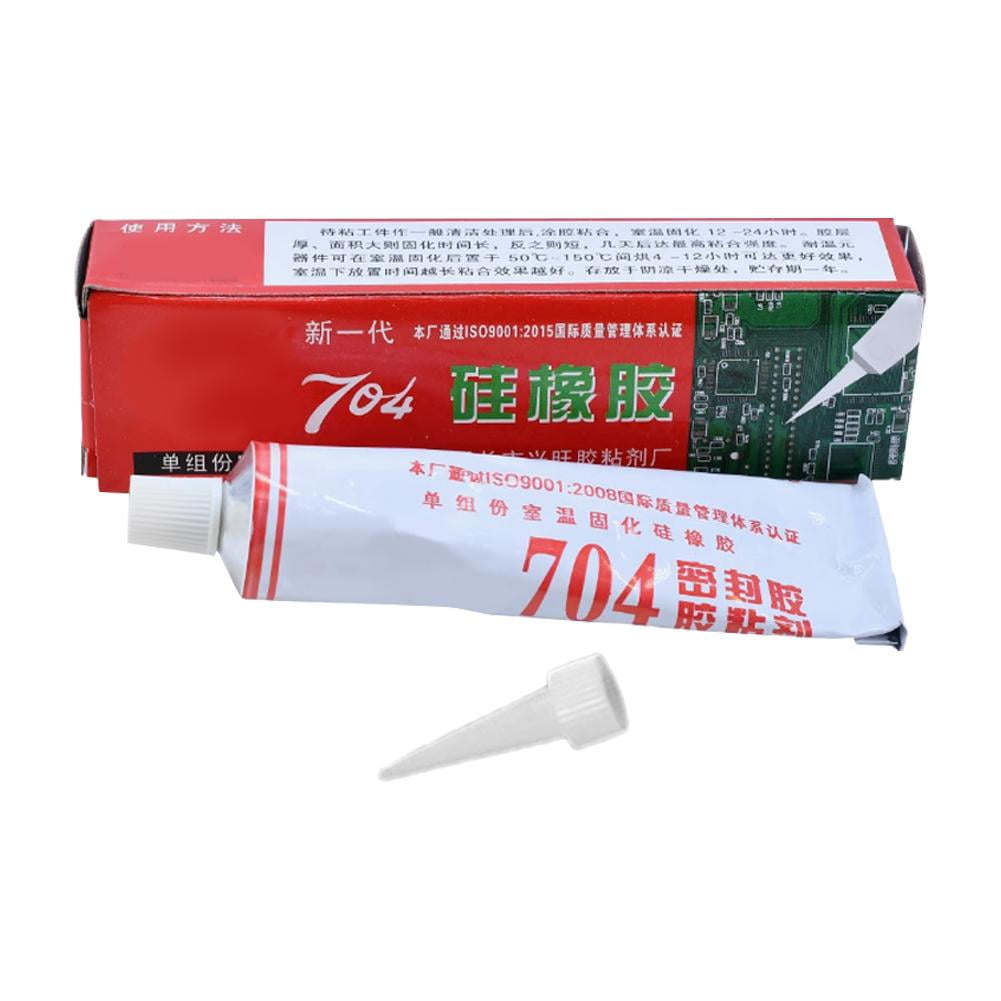 35g 704 Fixed High Temperature Resistant Silicone Rubber Insulated Sealing Glue> W2W1 - Walmart.com