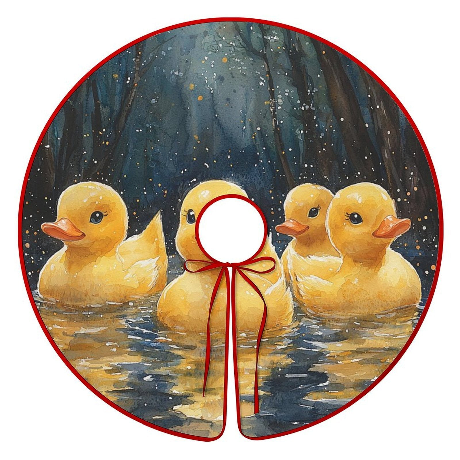 35in Christmas Tree Skirt Farmhouse Xmas Tree Decorations Indoor for ...