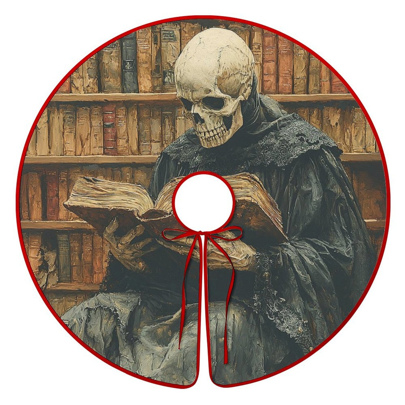 35in Christmas Trees Skirt Round Xmas Tree Mat Farmhouse Floor Base for ...