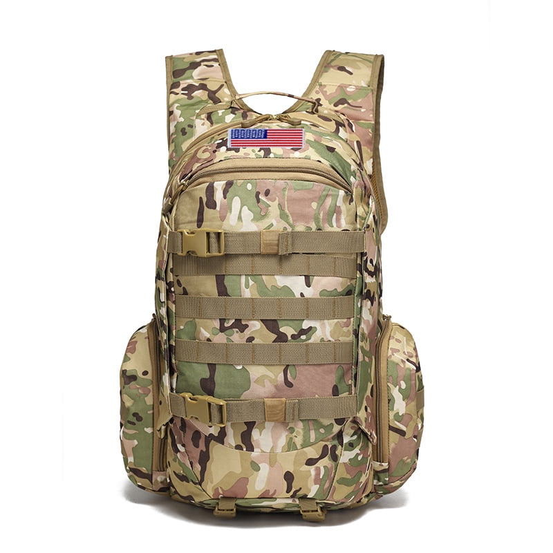 35l Camouflage Bag Tactical Backpack Molle Hiking Camping Backpack ...