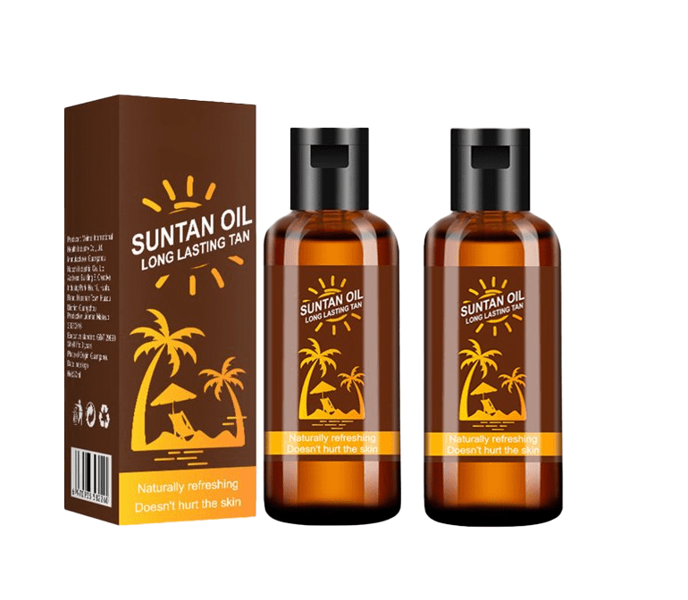 35ml Natural Tanning Oil Quick Drying Sunscreen Low Side Effects ...