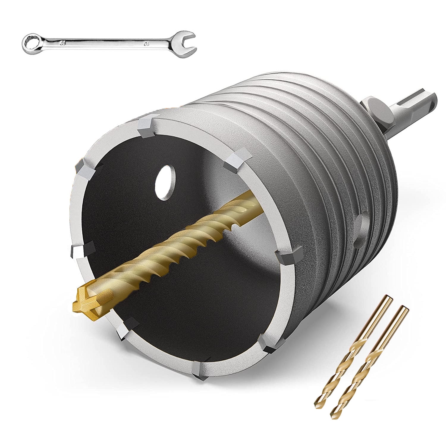 35mm / 1.3" Concrete Hole Saw,with 110mm Tungsten Steel SDS Plus Shank ...