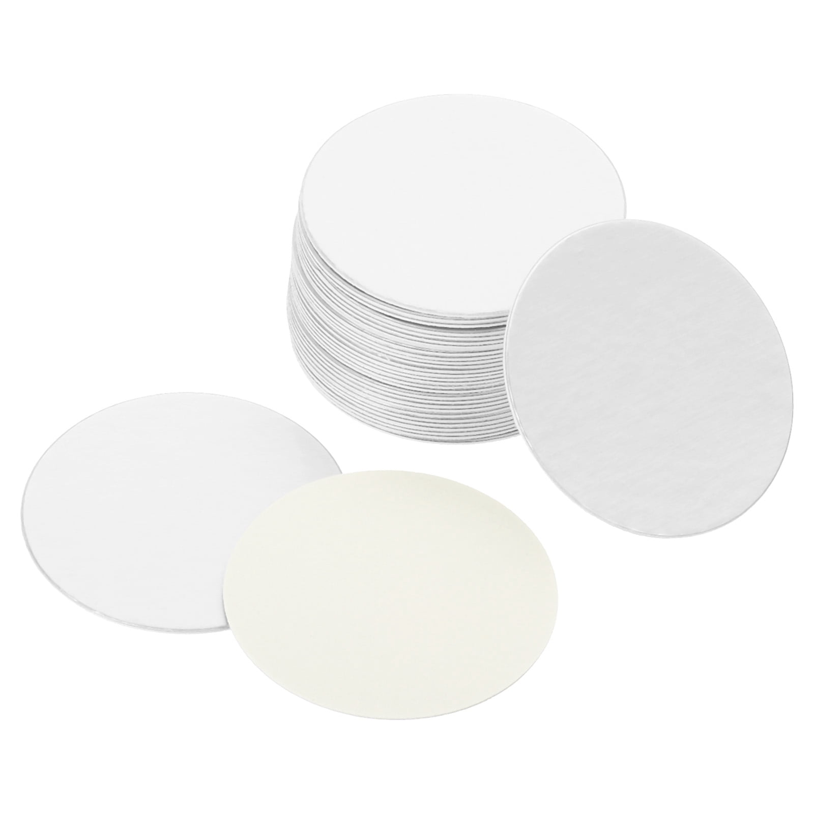 35mm/1.37" Aluminum Foil Cap Liner, 100Pack Sealing Liners for PE/HDPE ...