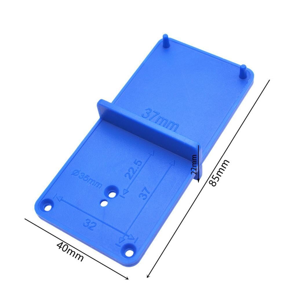 35mm 40mm Hinge Hole Drilling Guide Locator Hole Opener template Door ...
