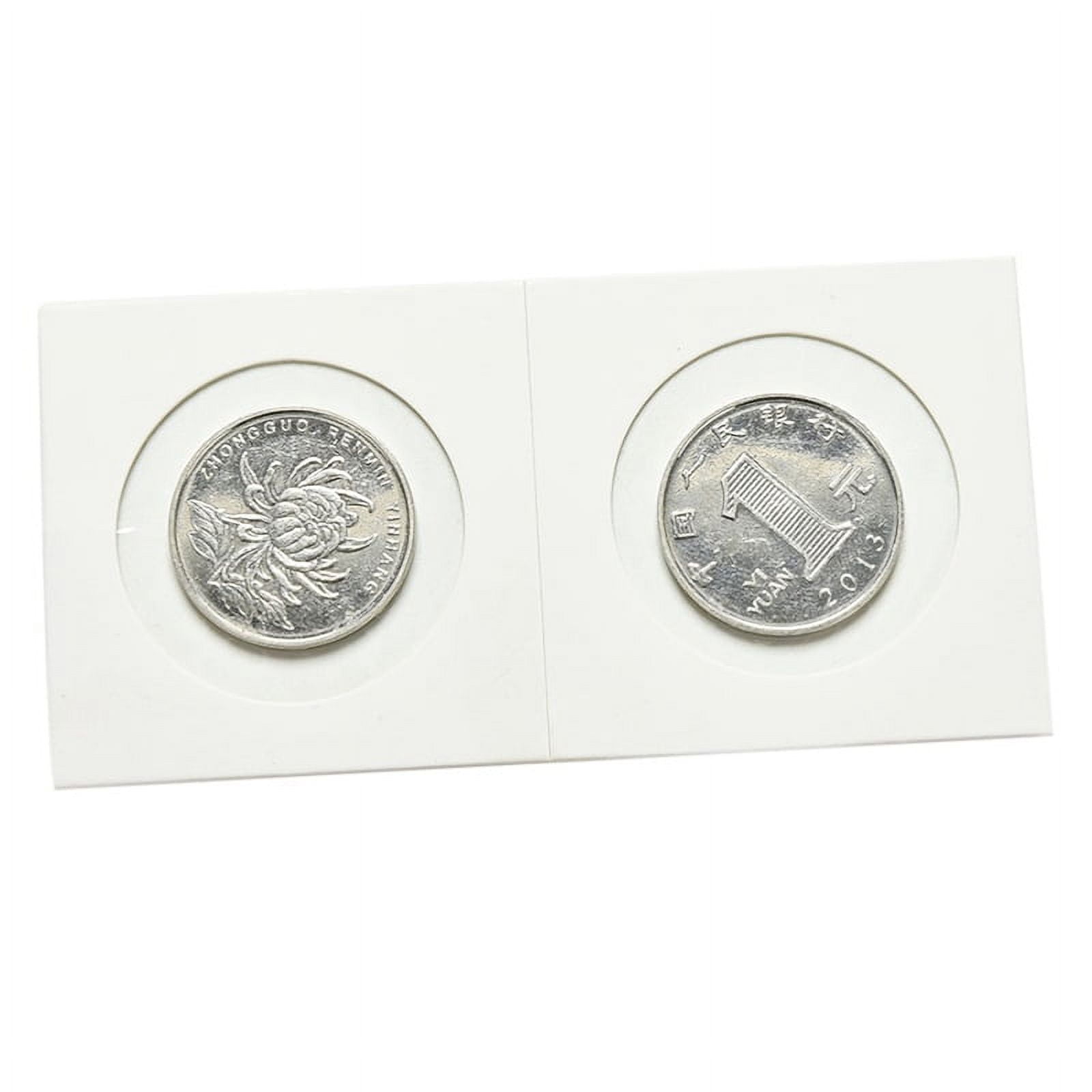 35mm 50x Cardboard 2x2 Coin Holder Mylar Flips Cent - Silver Dollar 7 ...