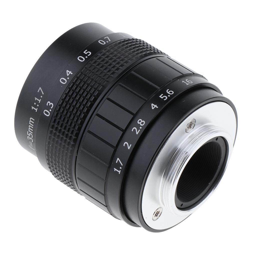 35mm 7 Lens+C Mount Adapter+2 Rings Camera - Black, as described ...