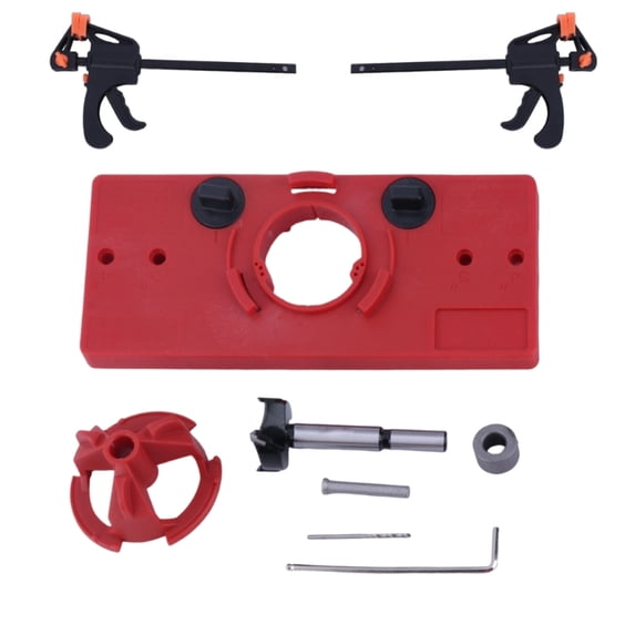 35mm Concealed Hinge Jig, Accurate Locking Hinge Drilling Jig Hole ...