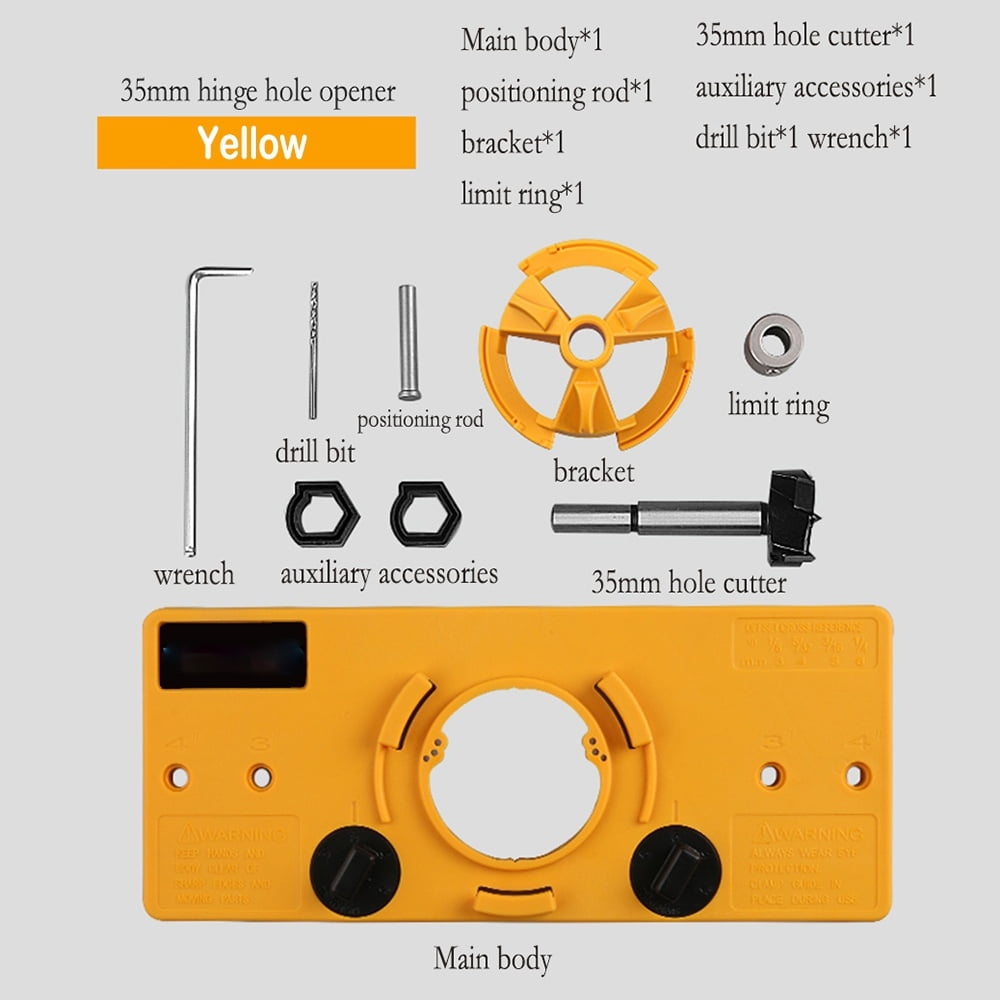 35mm Concealed Hinge Jig Kit Woodworking Tools Suitable for Face Frame ...