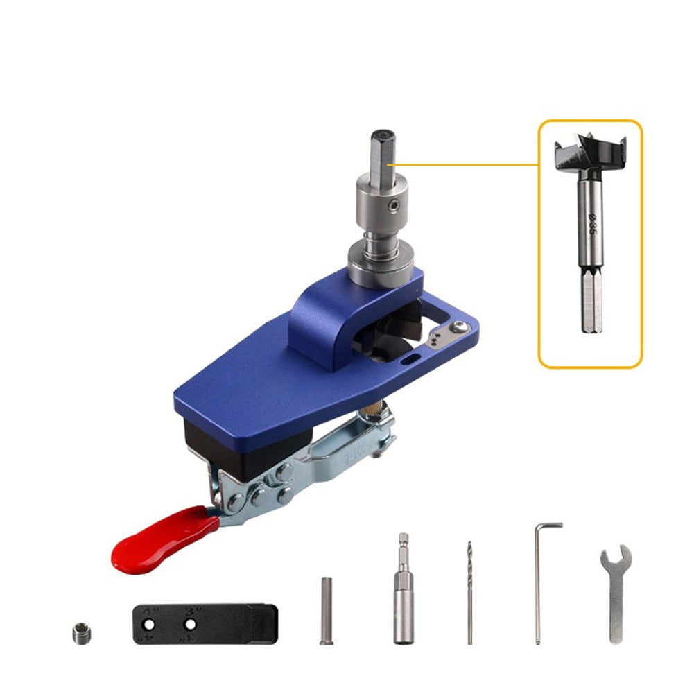 35mm Concealed Hinge Jig Locking Hinge Drilling Jig Hole Guide Puncher ...