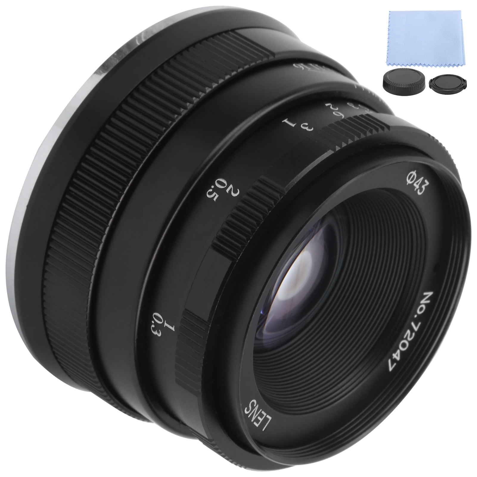 35mm F1.7 Large Aperture Manual Lens for Fuji XT4 - Walmart.com