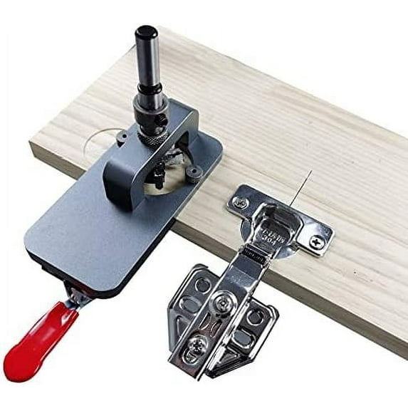 35mm Hinge Drilling Jig, Aluminum Alloy Style Concealed Hinge Jig ...