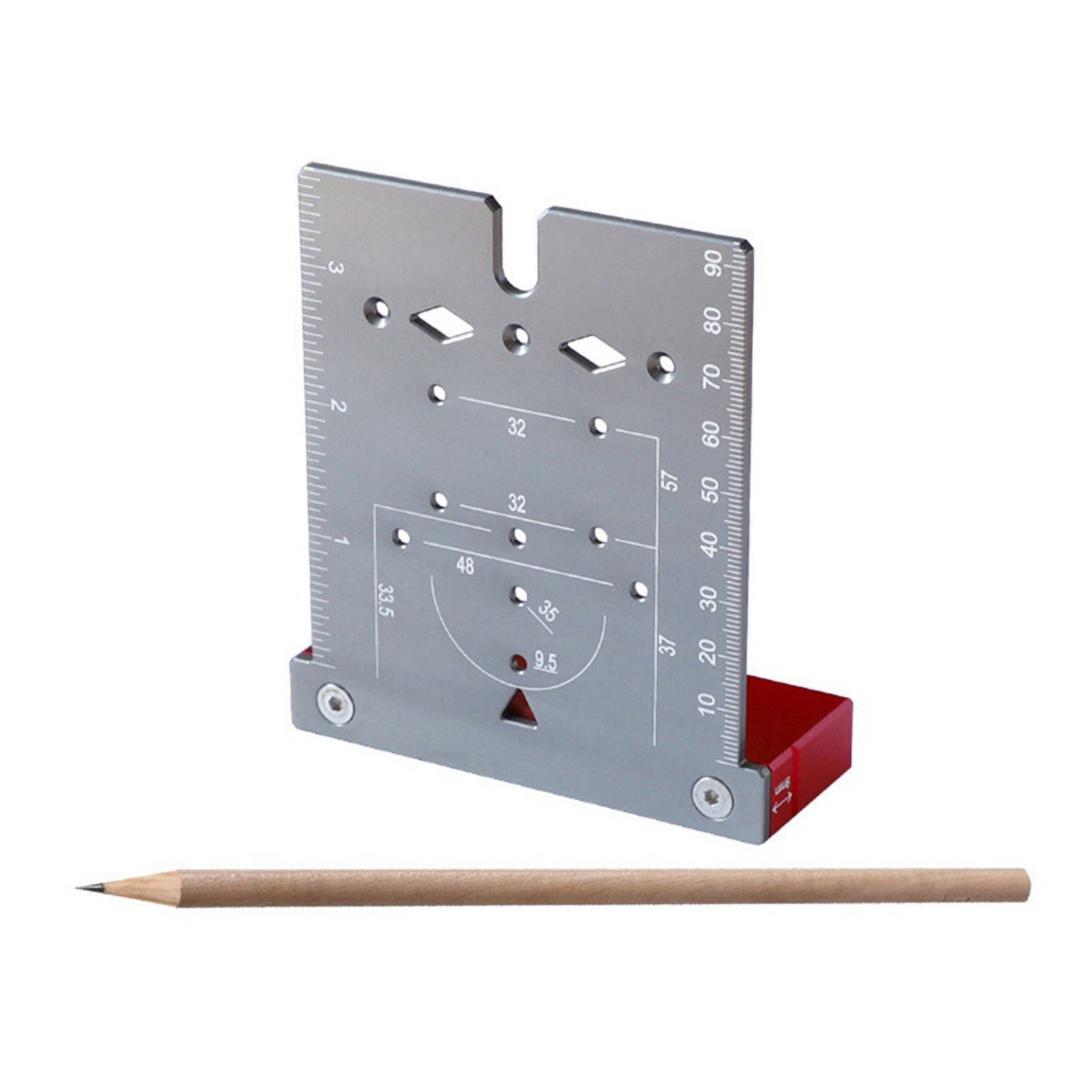 35mm Hinge Punching Locator Hinge Boring Jig with Inch Metric Scale ...