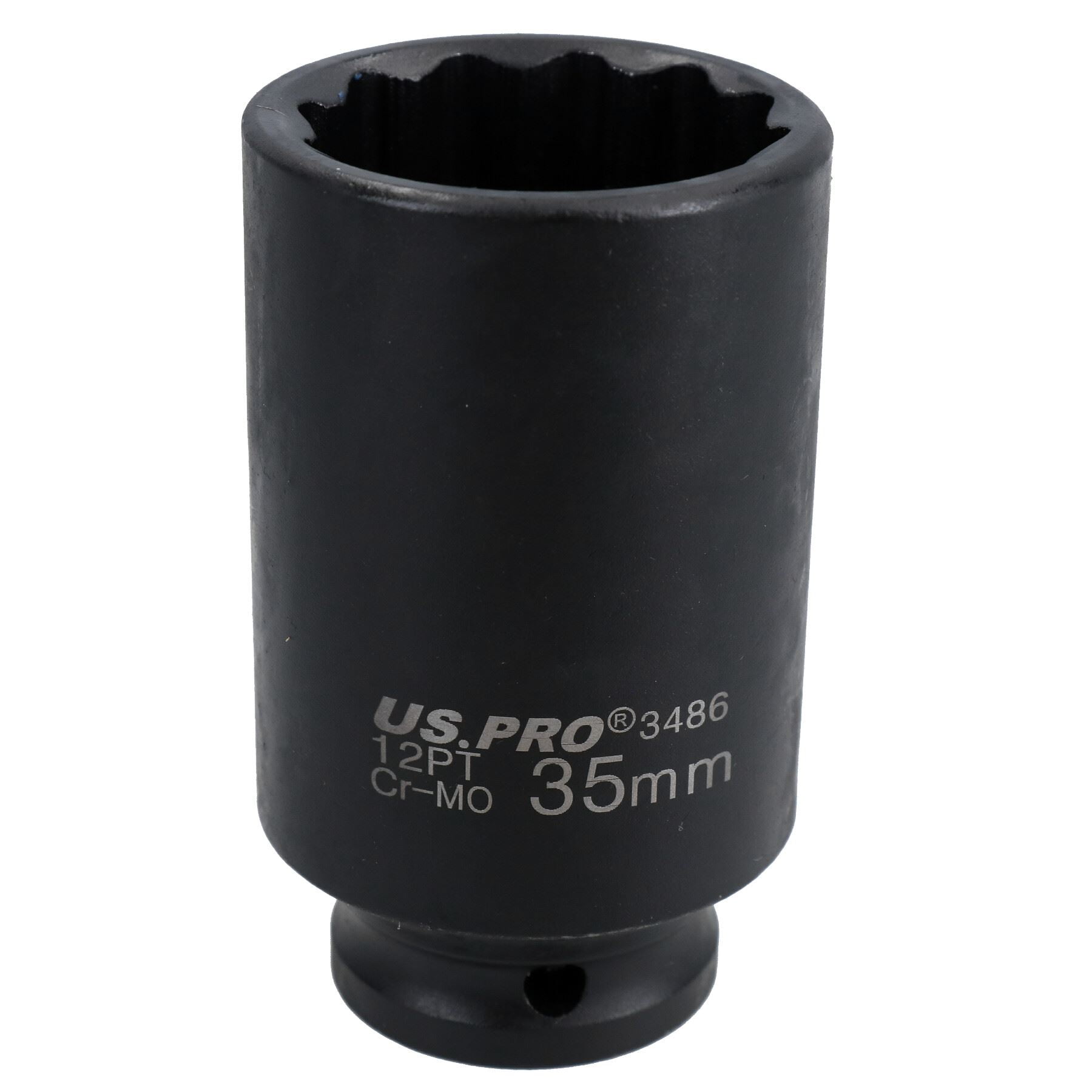 35mm Metric 1/2” Drive Deep Rear Hub Axle Nut Socket 12 Sided Bi-Hex ...