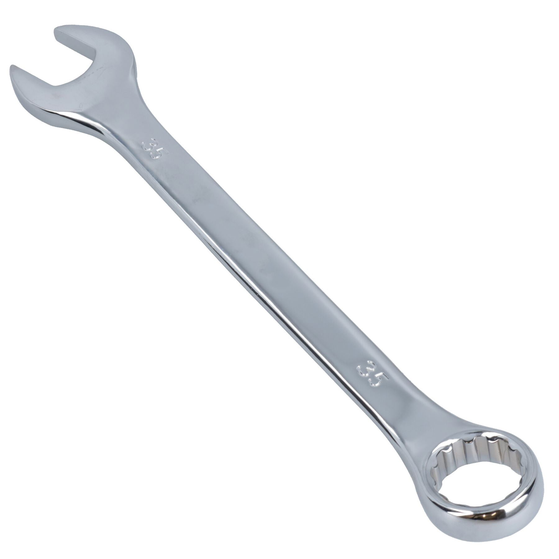 35mm Metric Combination Combo Ring Spanner Wrench Extra Long Bi-Hex ...