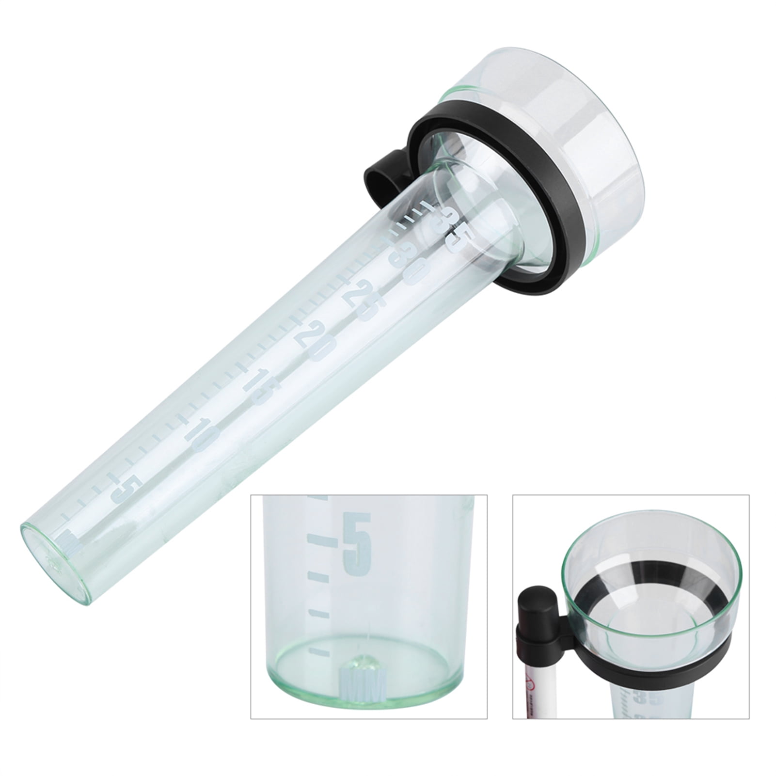 35mm Rain Gauge Tube, Measures Rainfall For Garden, Field, Yard ...