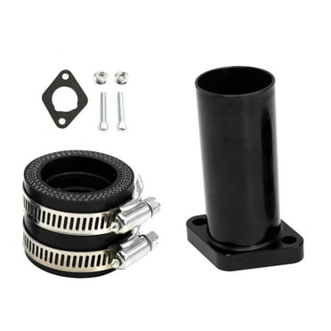 4 Pieces Motorcycle Rubber Carburetor Intake Manifold Interface Adapter ...