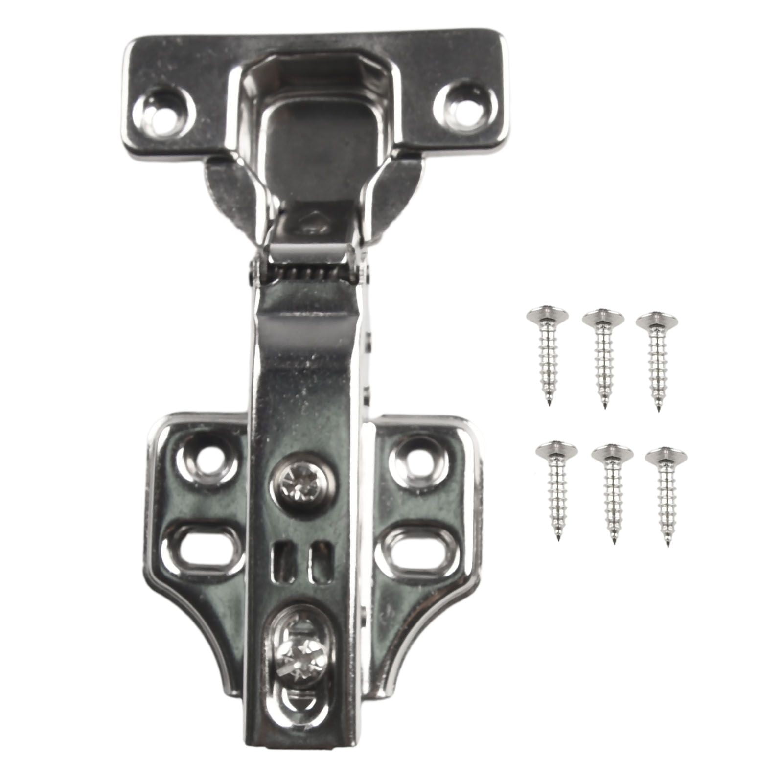 35mm Silver Stainless Steel Cabinet Hinge with Hydraulic Damping Buffer ...