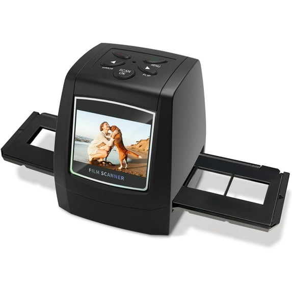 35mm Slide Scanner & Film Viewer, 2.4-inch LCD Screen Slide Viewer,for ...