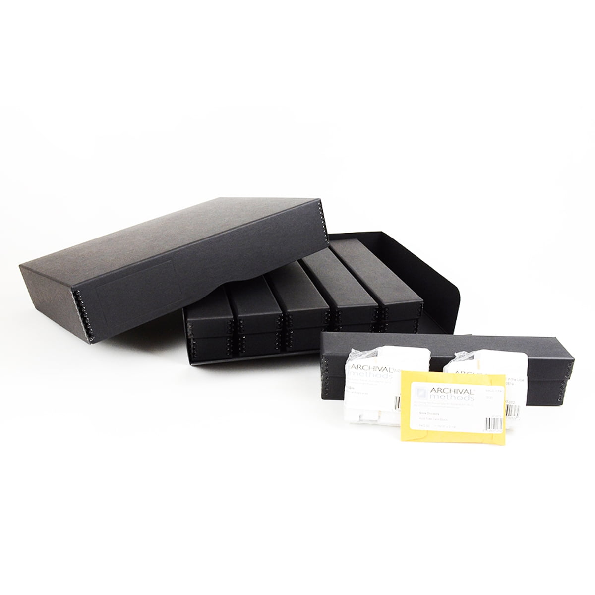 Archival Methods 35mm Slide Storage File Kit, Includes 48 Slide Trays ...