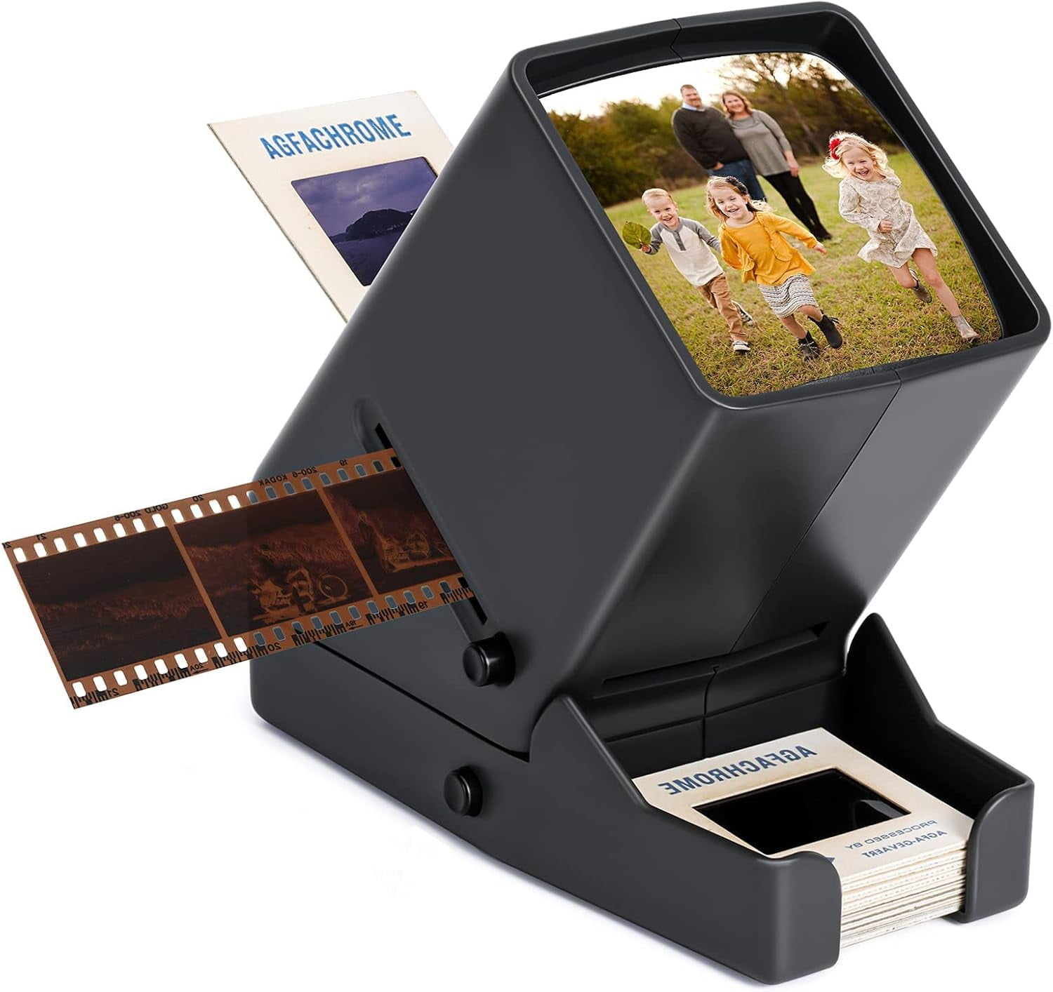 35mm Slide Viewer, Film Negative and Slide Viewer with 3X Magnification ...