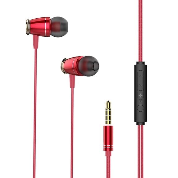 35mm Stereo Wired In-Ear Headset with Microphone for Clear Calls and ...