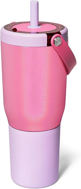35oz 100% Leakproof Travel Tumbler with Handle & Straw| Flexible Soft ...