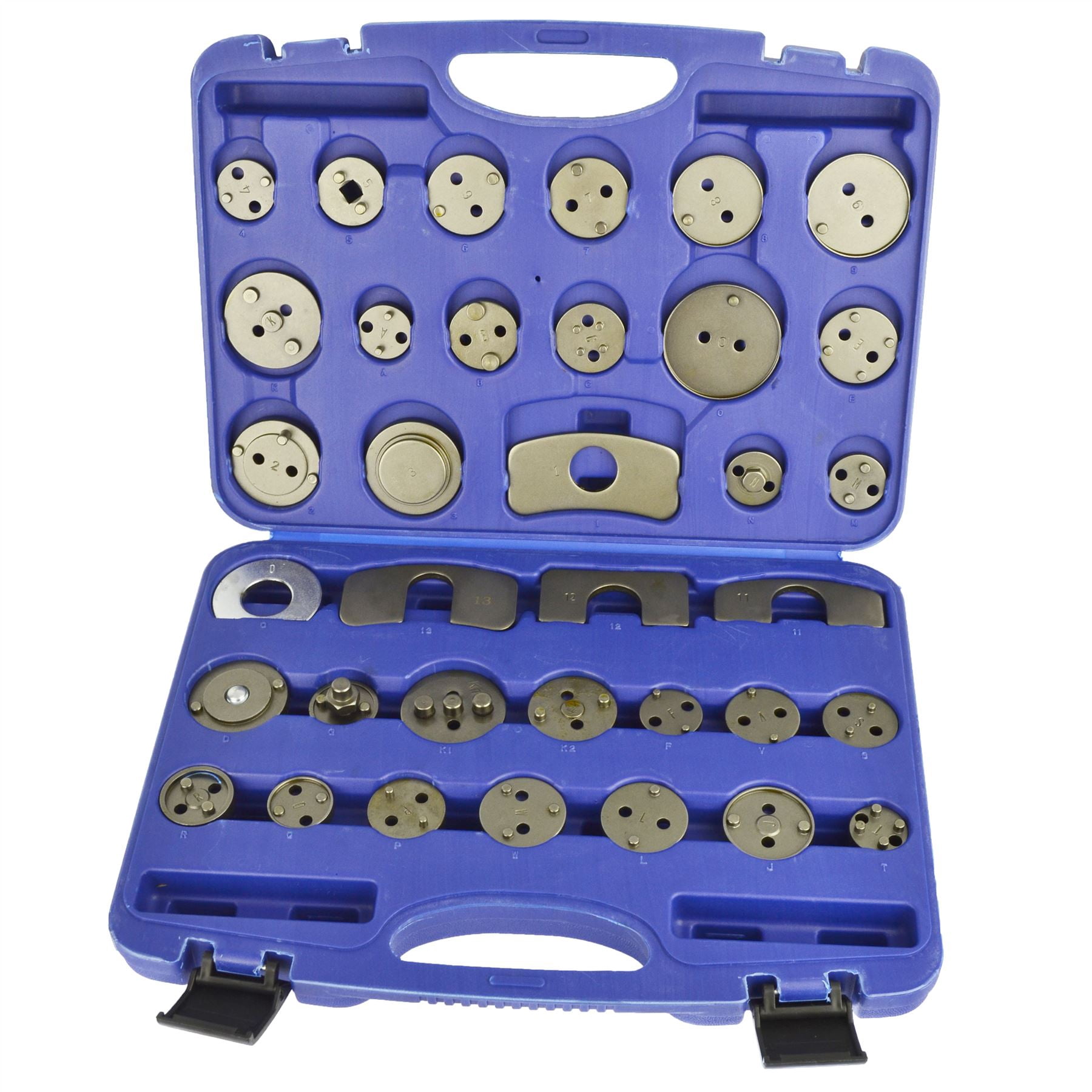 35pc Universal Brake Calliper Pad Piston Wind Back Adaptor Adapter Set ...