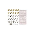 35pc Wood Burning Pen with Extra Tips and Deluxe Craft Stencils and ...