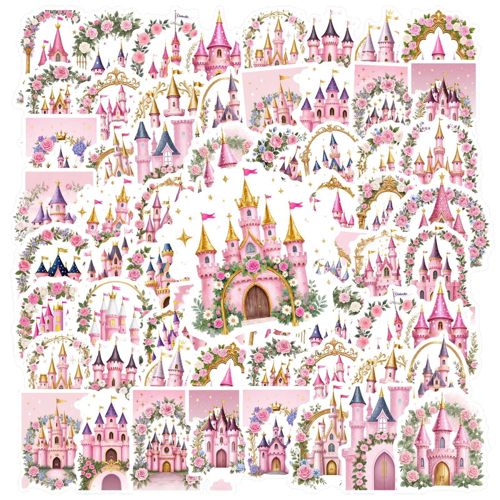35pcs-100pcs Charming Castle Stickers Fantasy Stickers Magical Stickers ...