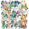 35pcs-200pcs Cartoon Animal Stickers Fantasy DIY Stickers Cute Kids ...