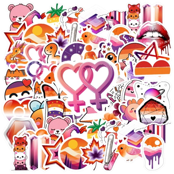 35pcs-50pcs Adorable Stationery Stickers Fun Animal Stickers Vibrant ...