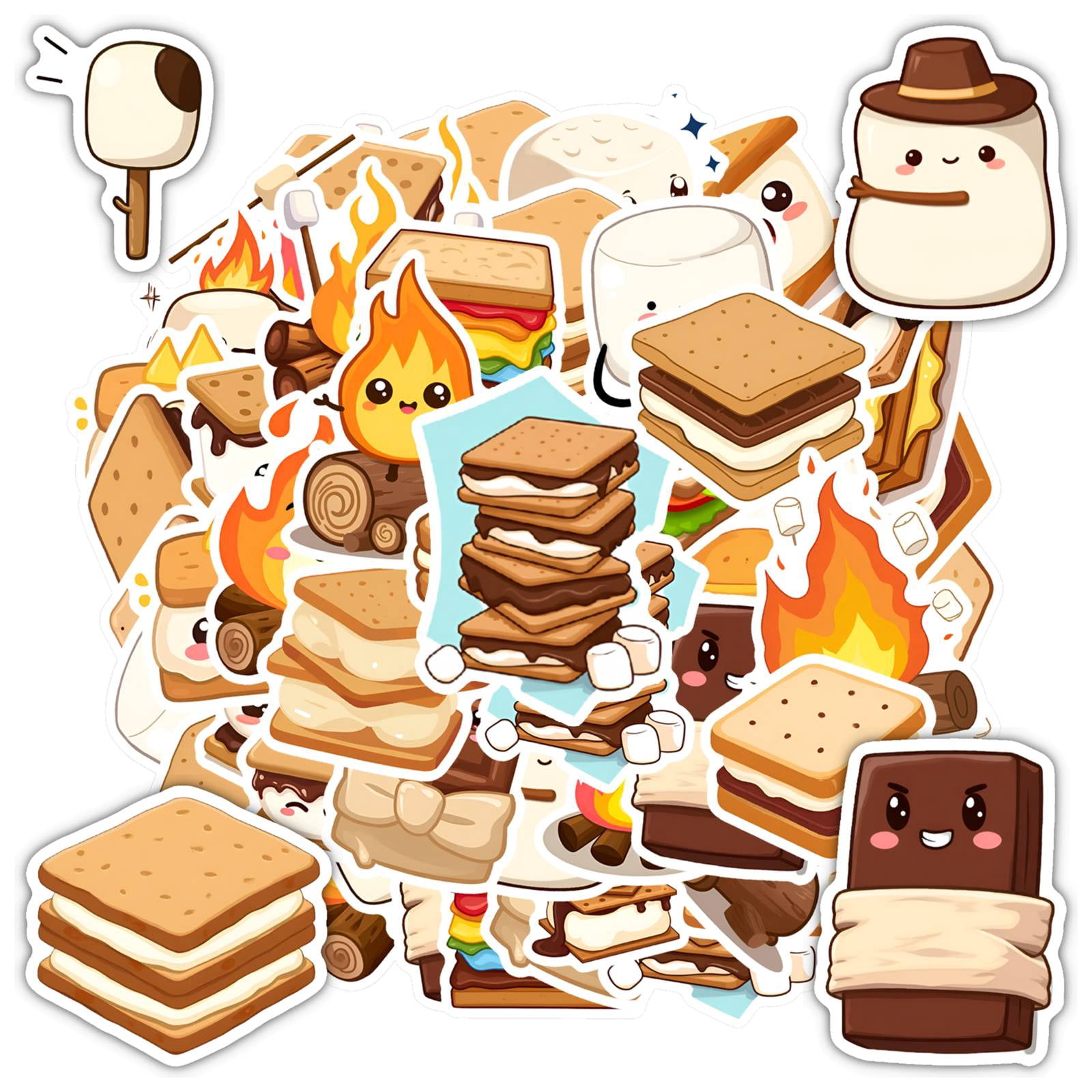 35pcs-50pcs Charming Stickers Kids Stickers Adorable Stationery Sticker ...