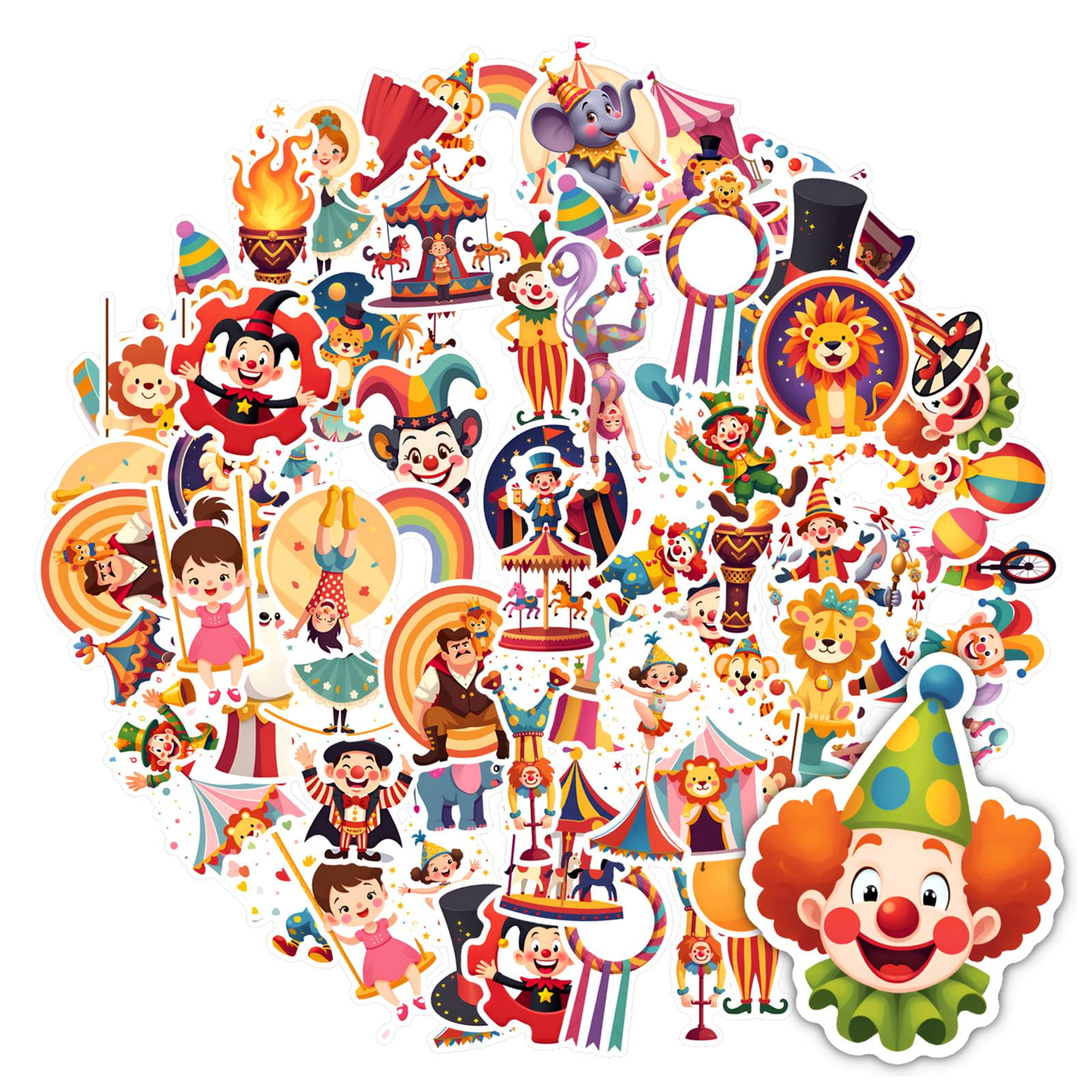 35pcs-50pcs Colorful Stationery Stickers Funny Kids Stickers Graffiti ...