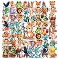 35pcs-50pcs Cute Animal Stickers Cartoon Kids Stickers PVC Children ...