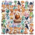 35pcs-50pcs Cute Animal Stickers Cartoon Kids Stickers PVC Children ...