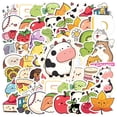 35pcs-50pcs Cute Animal Stickers Food Kids Stickers Fruits Teacher ...